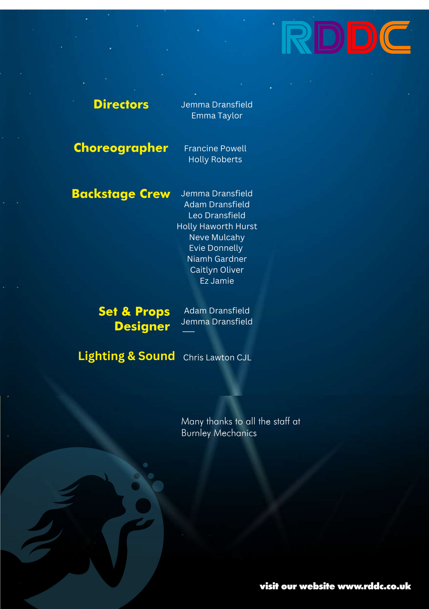 Production Programme 2023 - RDDC